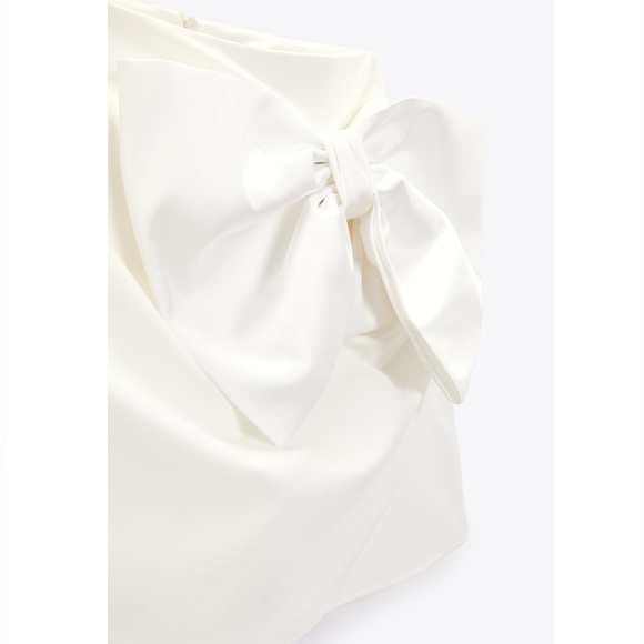 Zara | Skirts | Zara Bow Mini Skort | Poshmark